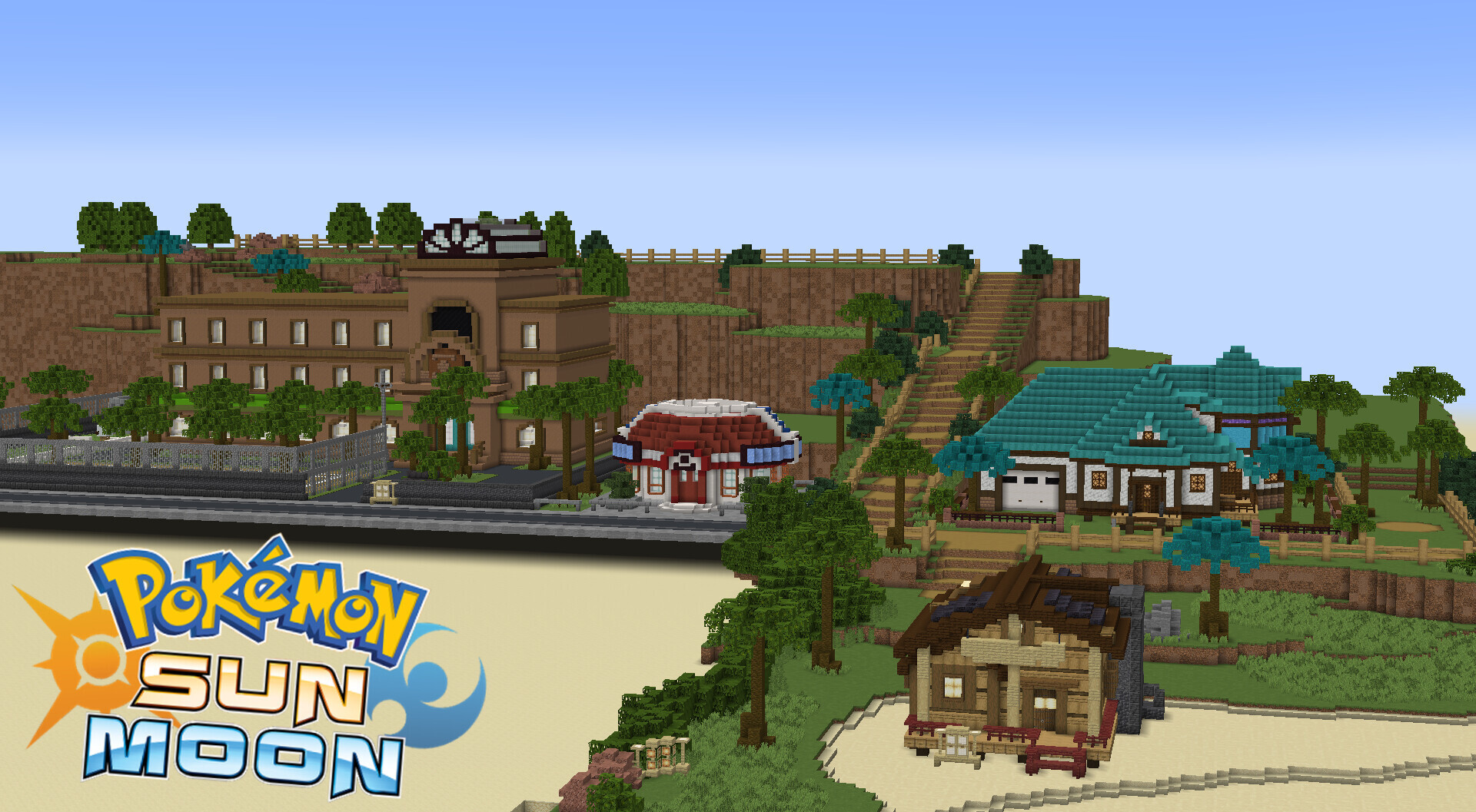 Pokemon Sun and Moon (MAP) (WIP) Minecraft Map