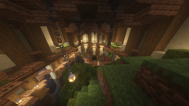 Pilgrimage river temple Minecraft Map