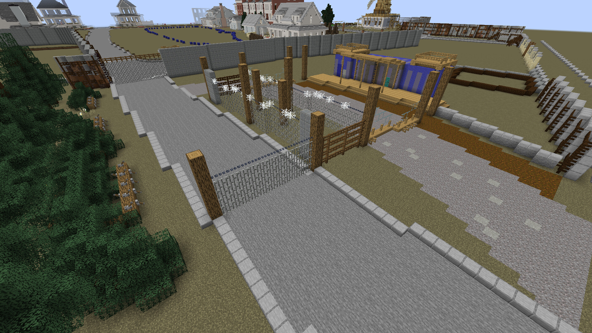The Walking Dead: Alexandria Safe-Zone Minecraft Map