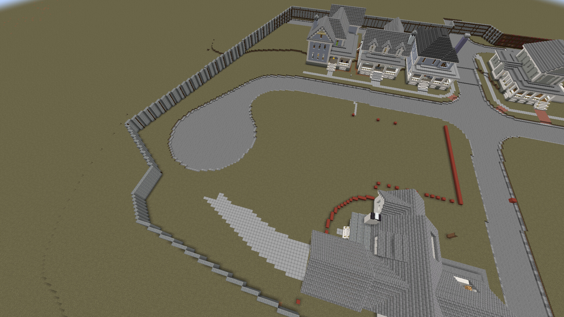 The Walking Dead: Alexandria Safe-Zone Minecraft Map