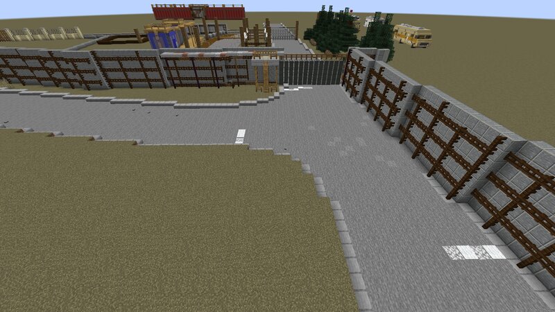 The Walking Dead: Alexandria Safe-Zone Minecraft Map