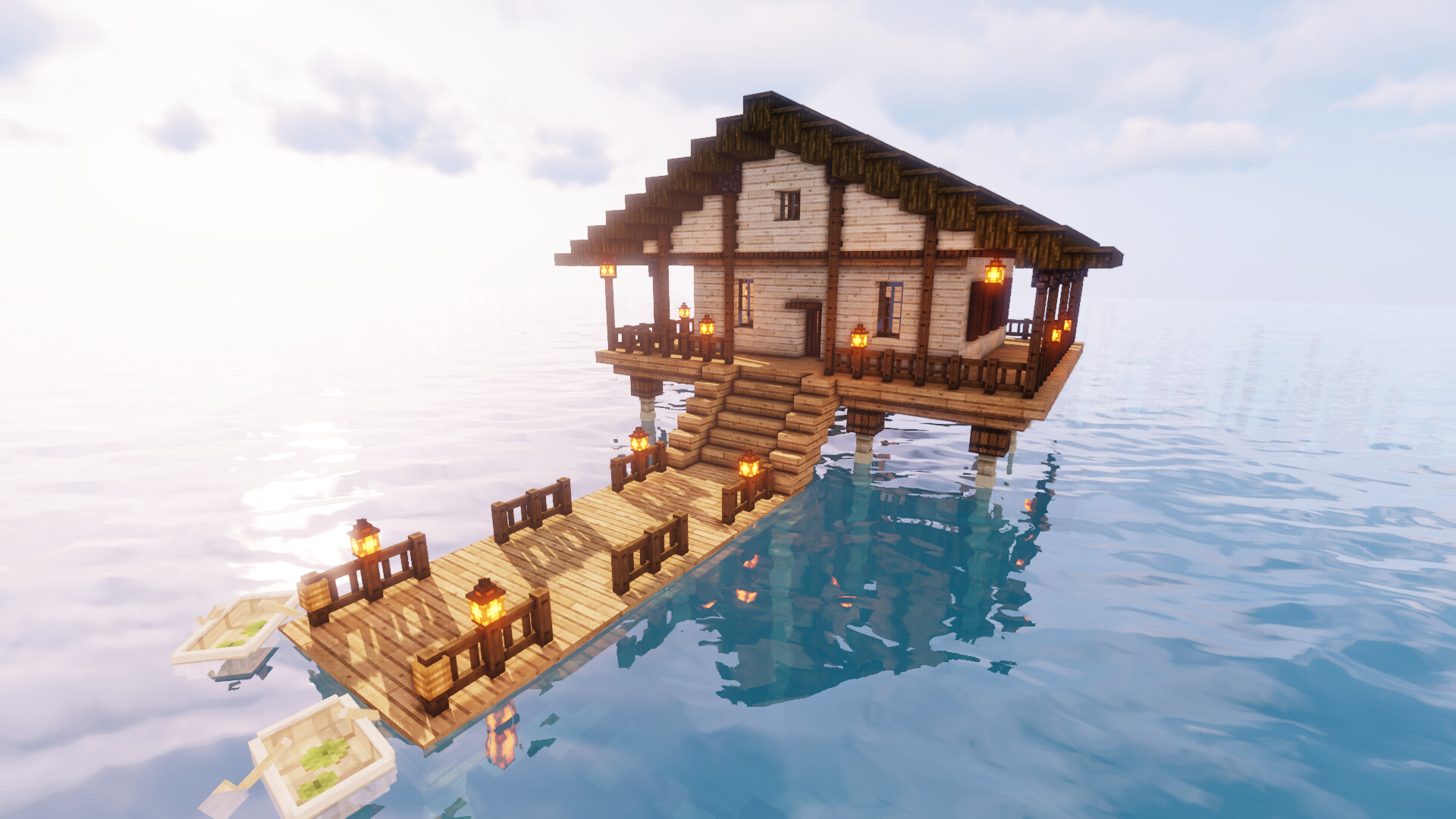 Beach house Minecraft Map