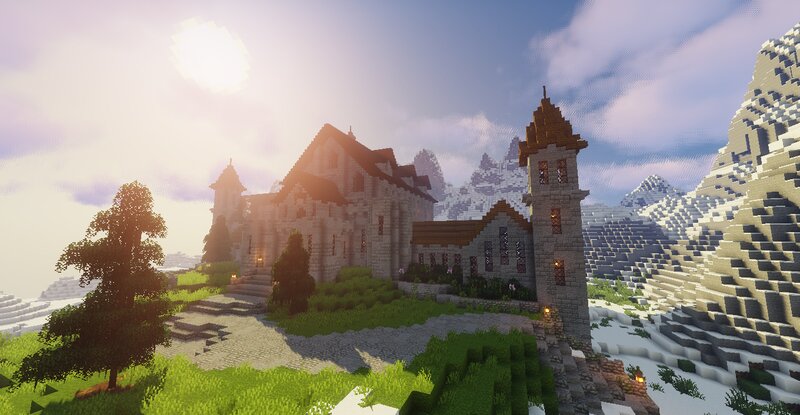 Mountain Castle Minecraft Map