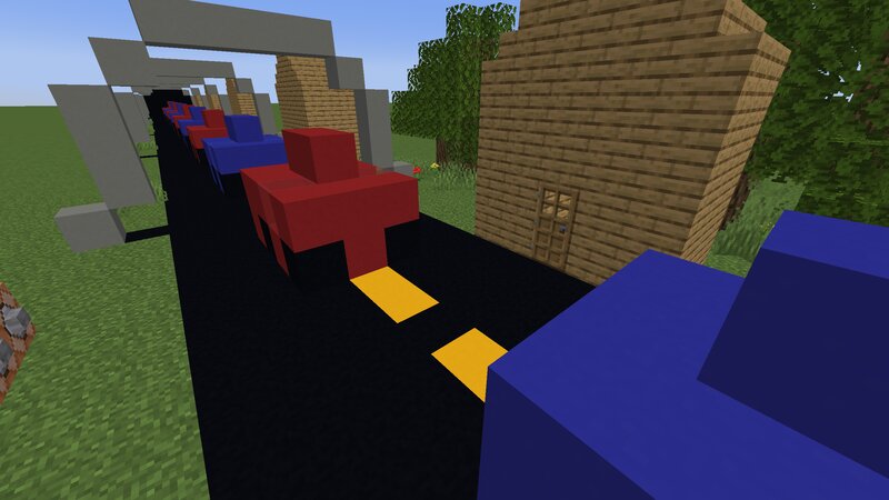 infinite road Minecraft Map