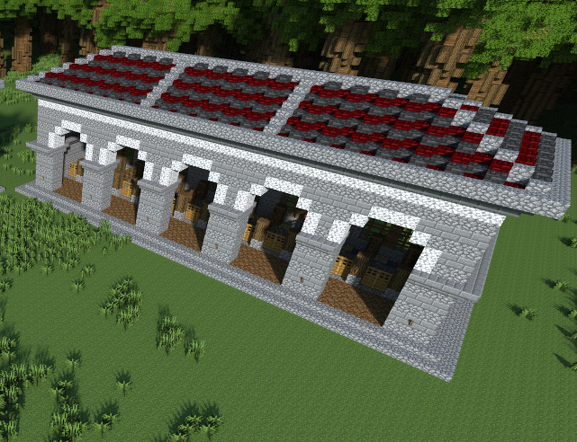 Minecraft Roman Stables +Tutorial Minecraft Map