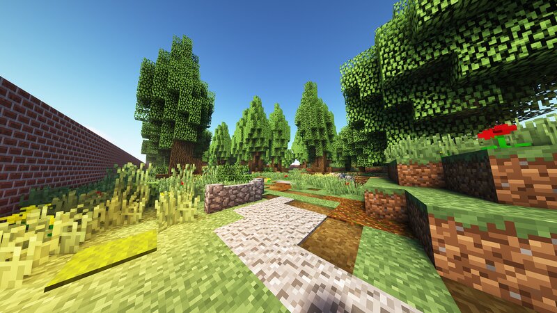 Forest with lake Minecraft Map