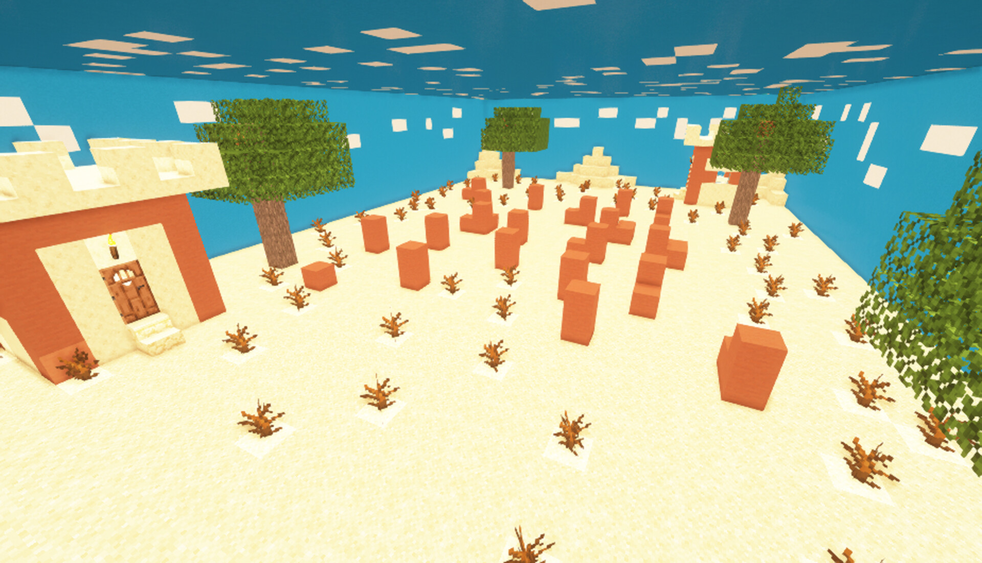 BlockBuilderSMP PVP Arena Minecraft Map