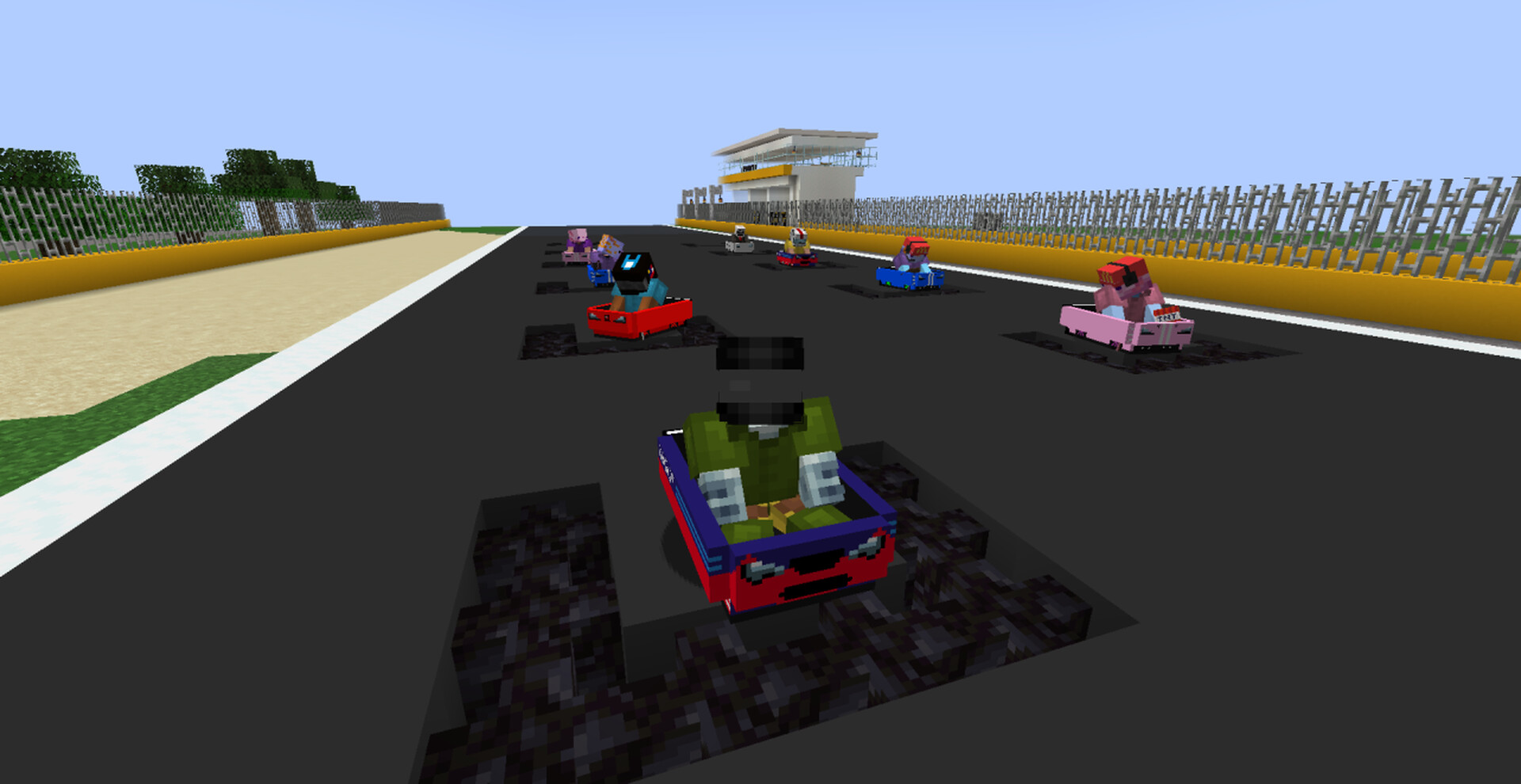 Donington Park | Ice Boat Racing Track Minecraft Map