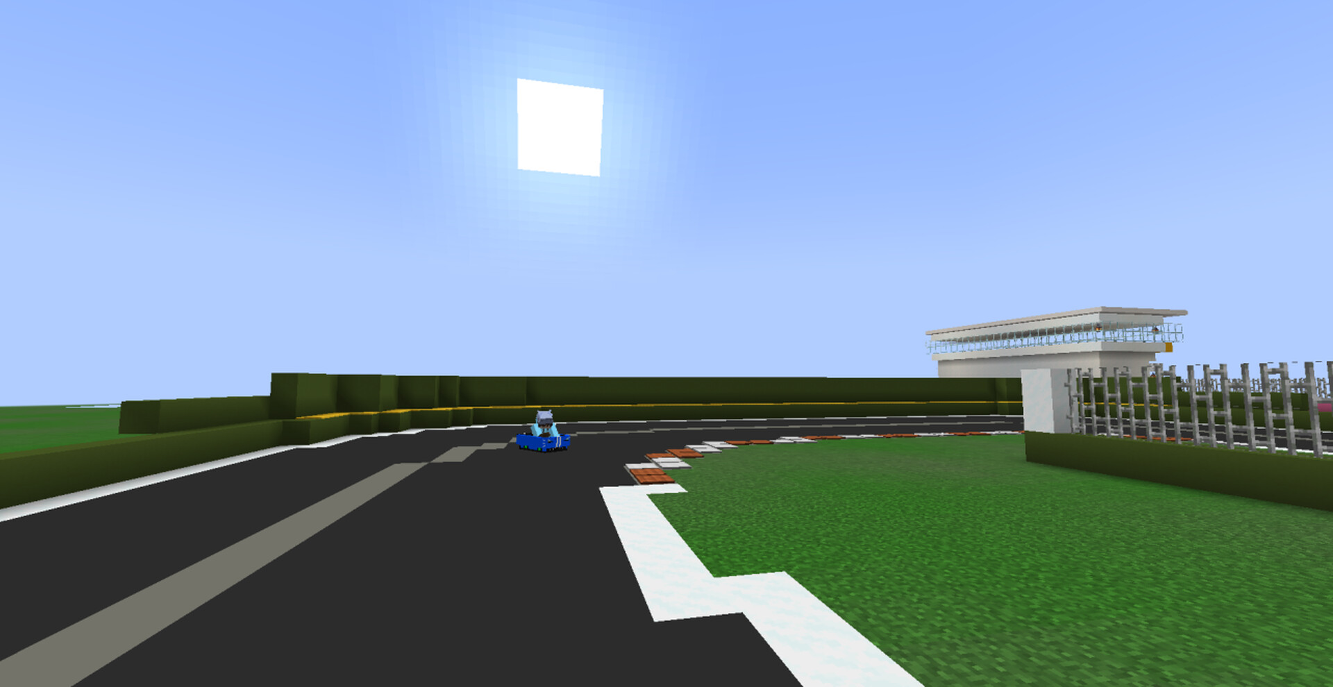 Donington Park | Ice Boat Racing Track Minecraft Map