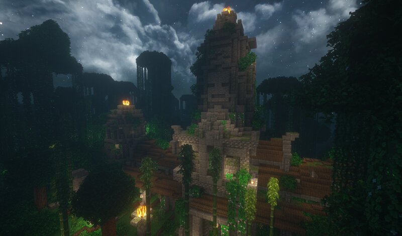 Ancient Jungle Temple Minecraft Map
