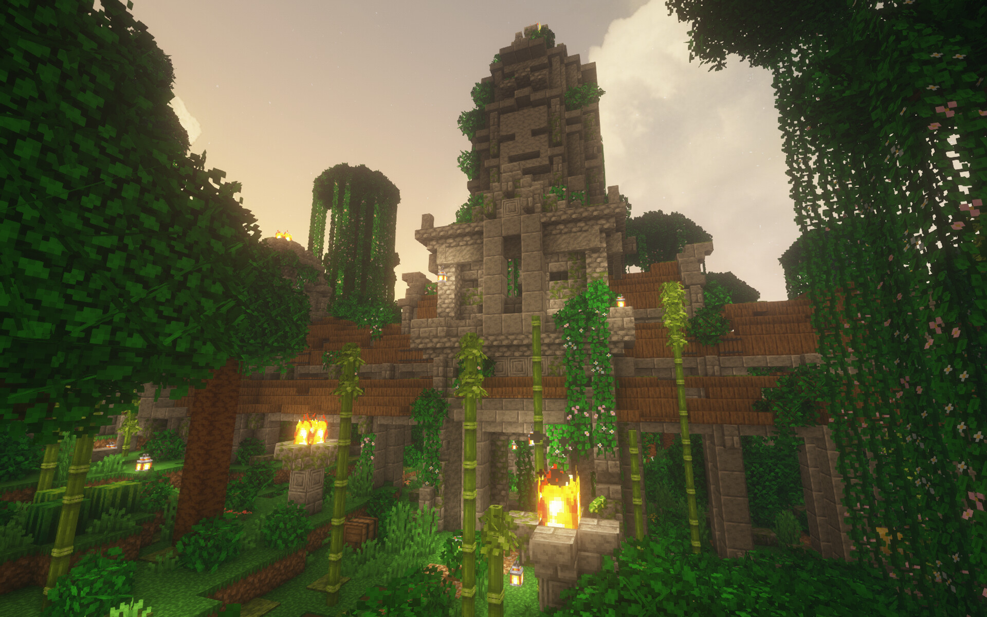 Ancient Jungle Temple Minecraft Map