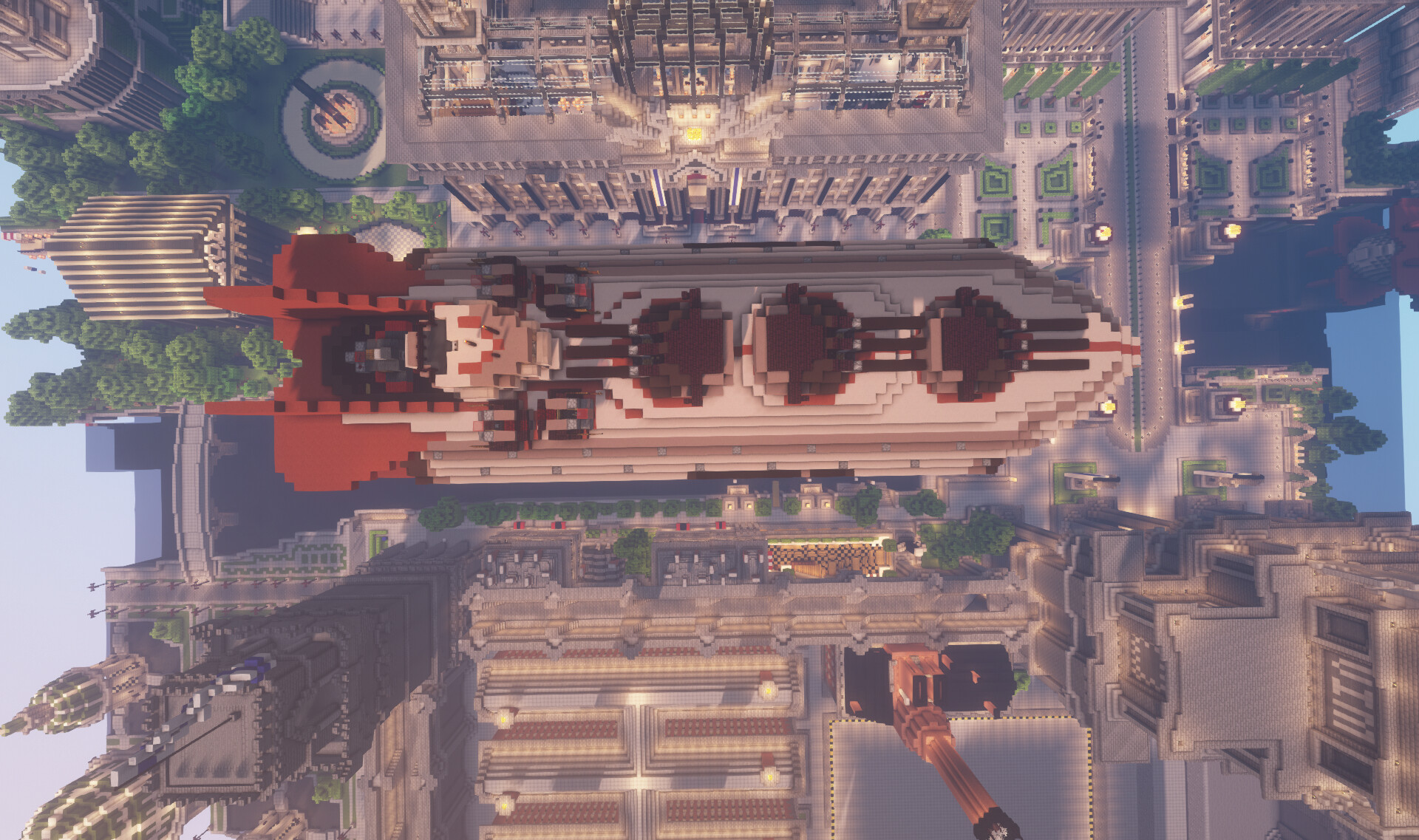 Assertor-class Fast Battleship - Silver Empire Fleet Carrier conversion [Movecraft] Minecraft Map