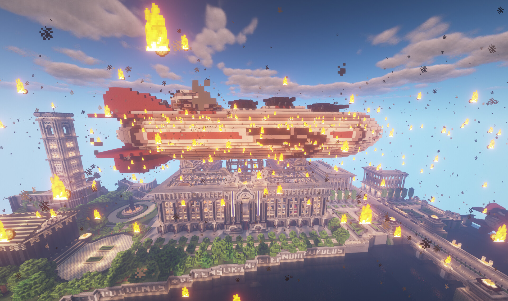 Assertor-class Fast Battleship - Silver Empire Fleet Carrier conversion [Movecraft] Minecraft Map