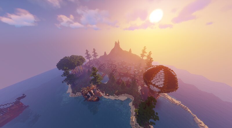 Kiro Realm | Medieval/Fantasy Market Island Minecraft Map