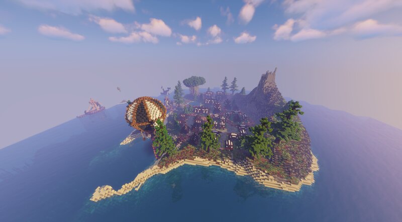 Kiro Realm | Medieval/Fantasy Market Island Minecraft Map