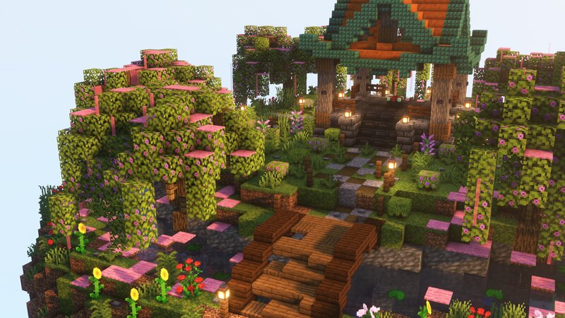 Floating Temple Island [DOWNLOAD] Minecraft Map