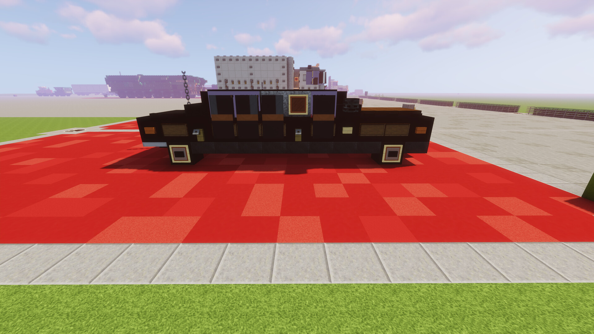 Mercedes W126 560SEL (stretched version) Minecraft Map