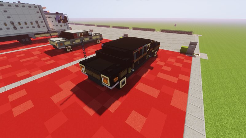 Mercedes W126 560SEL (stretched version) Minecraft Map