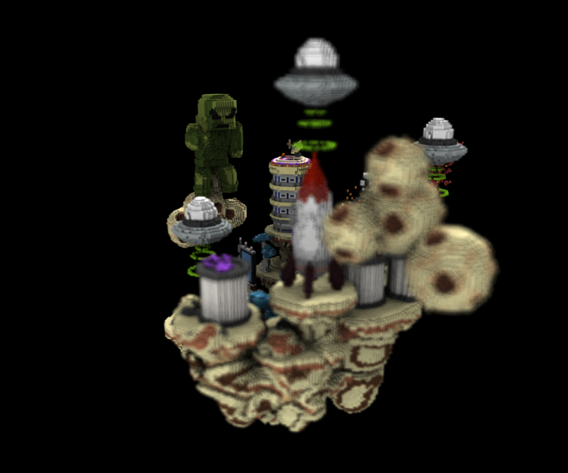 👽 [EXCLUSIVE] LOBBY ALIEN PLANET 👽 Minecraft Map