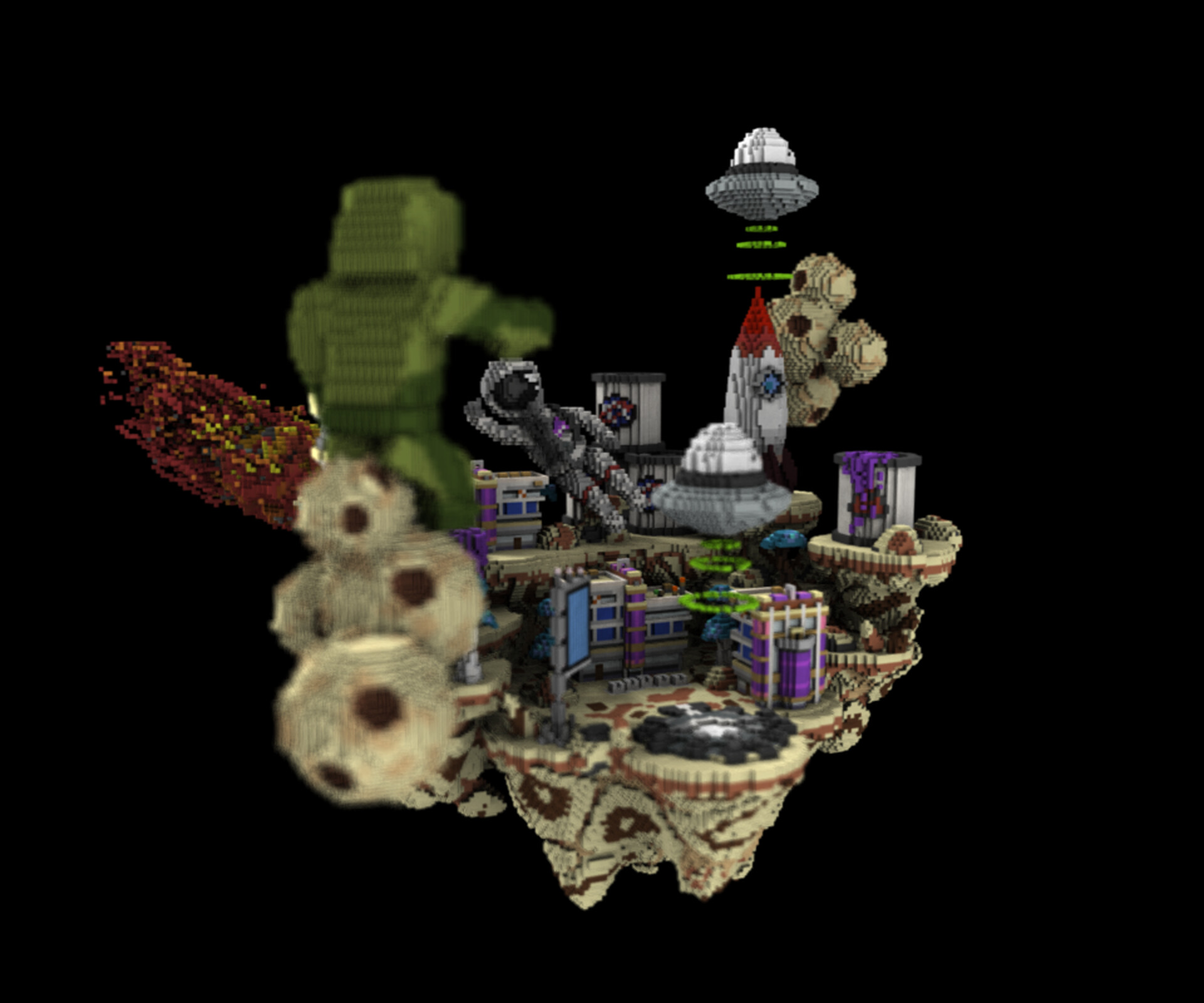 👽 [EXCLUSIVE] LOBBY ALIEN PLANET 👽 Minecraft Map