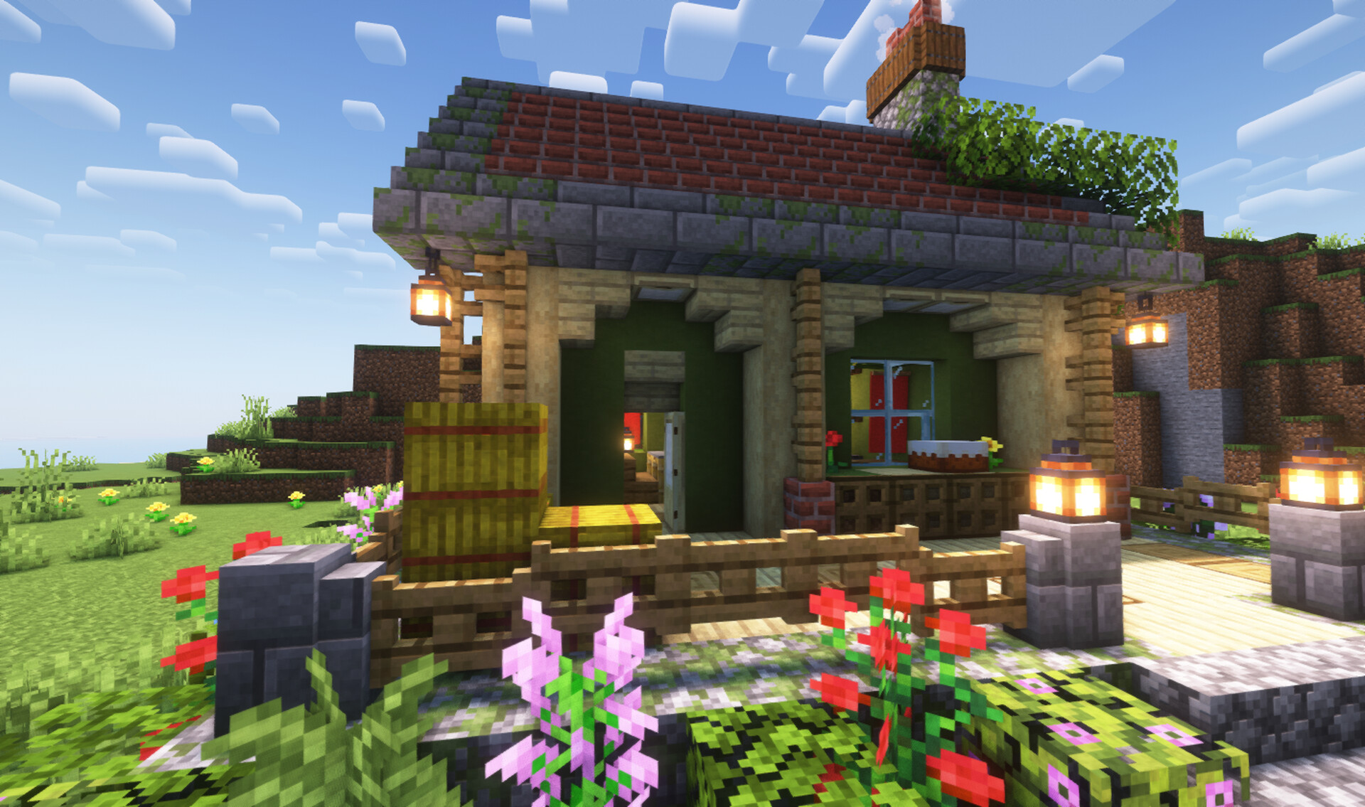 Aesthetic Cottage House Download [Java] and [Bedrock] Minecraft Map
