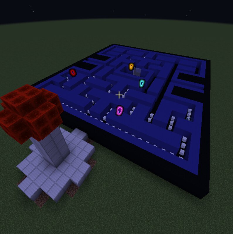 Pac-Man in Minecraft Minecraft Map