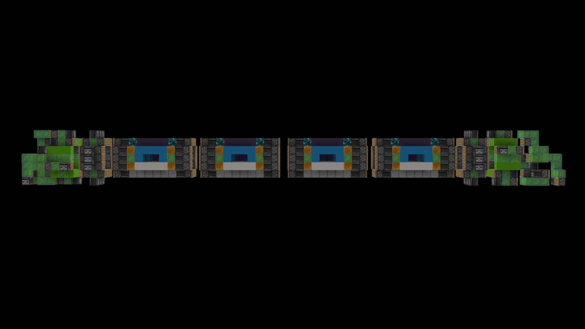 The first functioning two way train in Minecraft! Minecraft Map