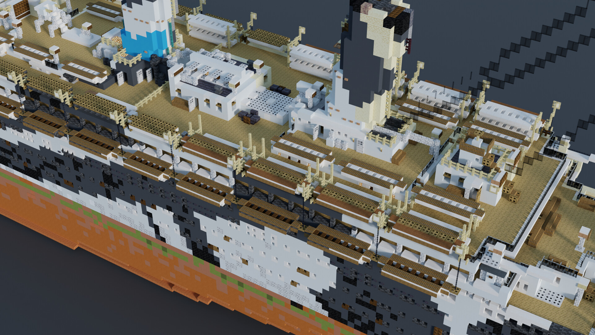 HMT Olympic 1:1 Exterior Only Minecraft Map