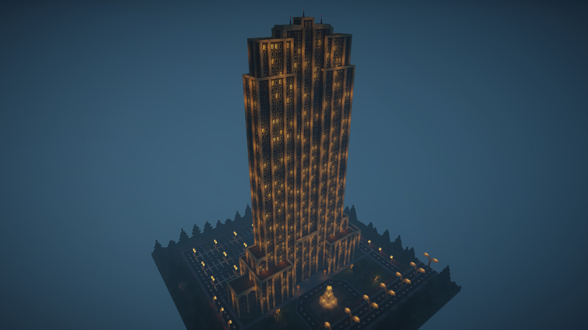 Skyscraper hotel Minecraft Map