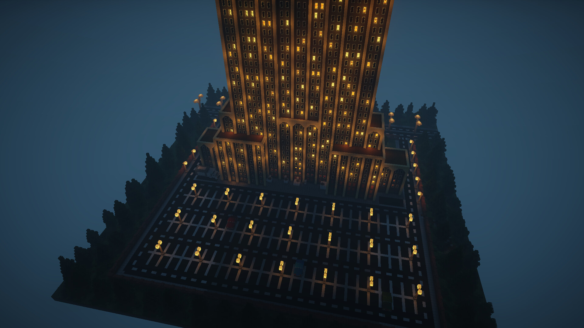 Skyscraper hotel Minecraft Map