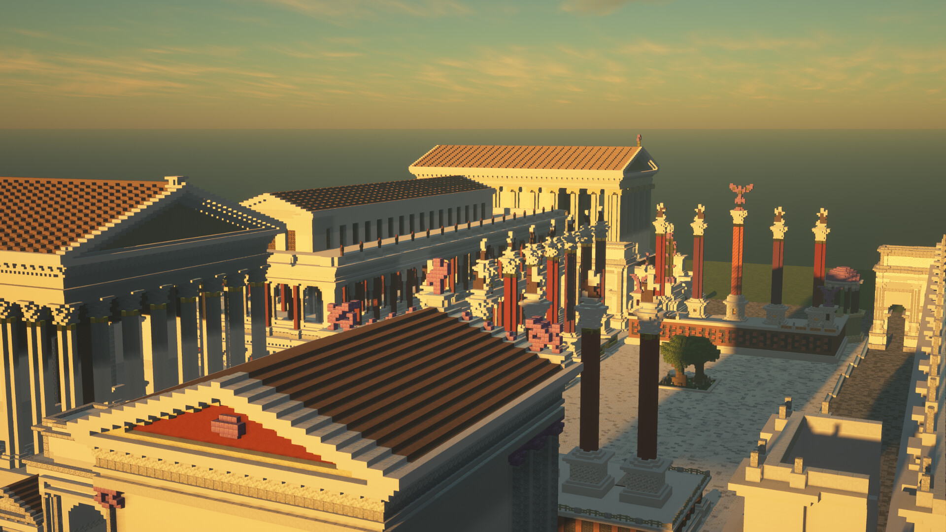 Forum Romanum WIP Minecraft Map