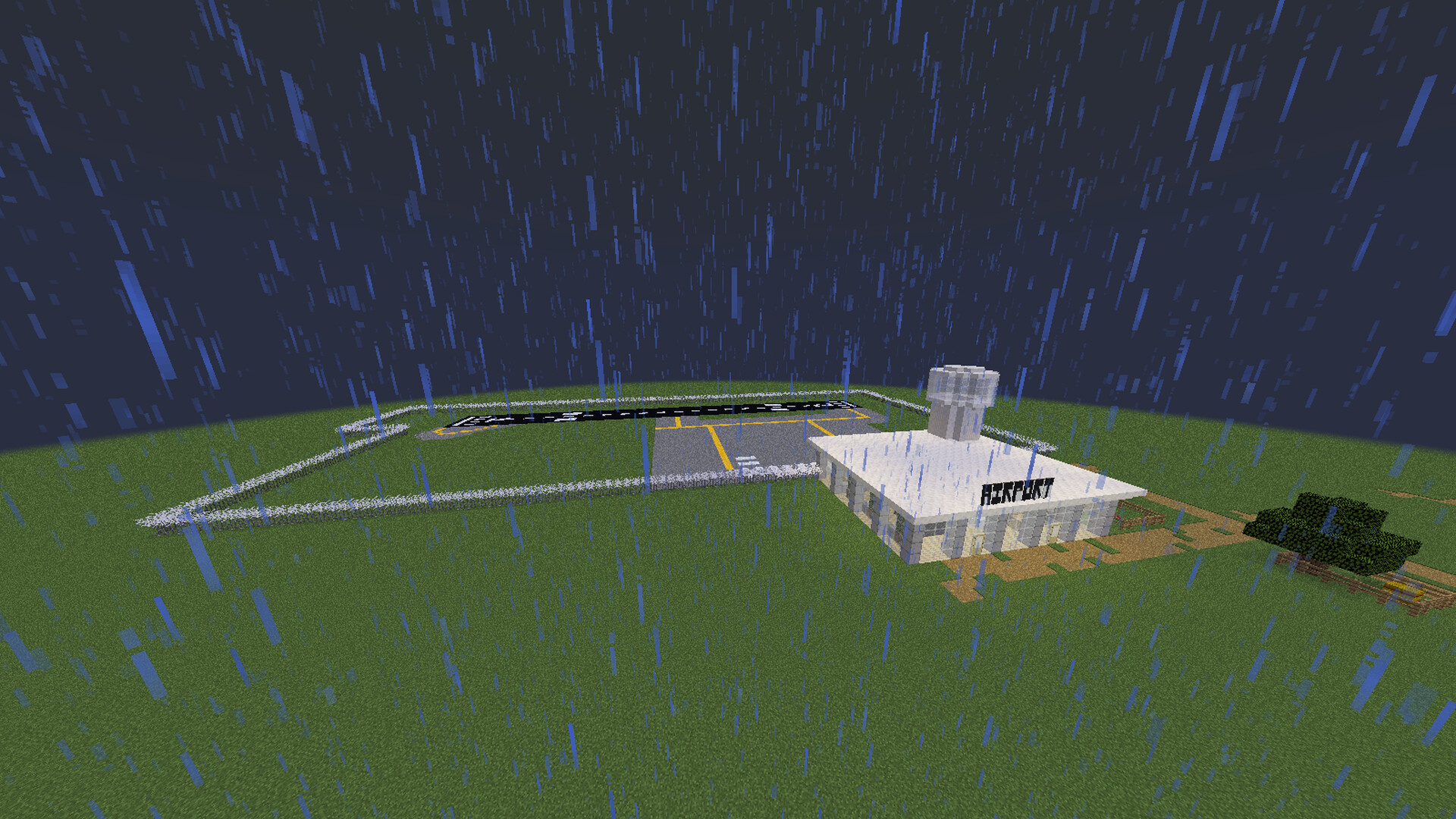 Small Village Airport Minecraft Map