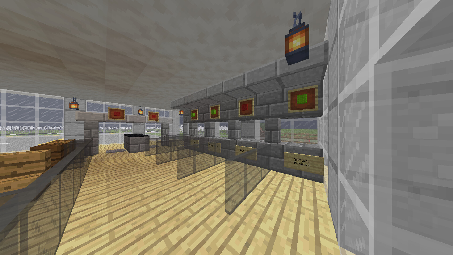 Small Village Airport Minecraft Map