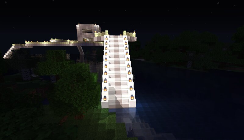 On water base Minecraft Map