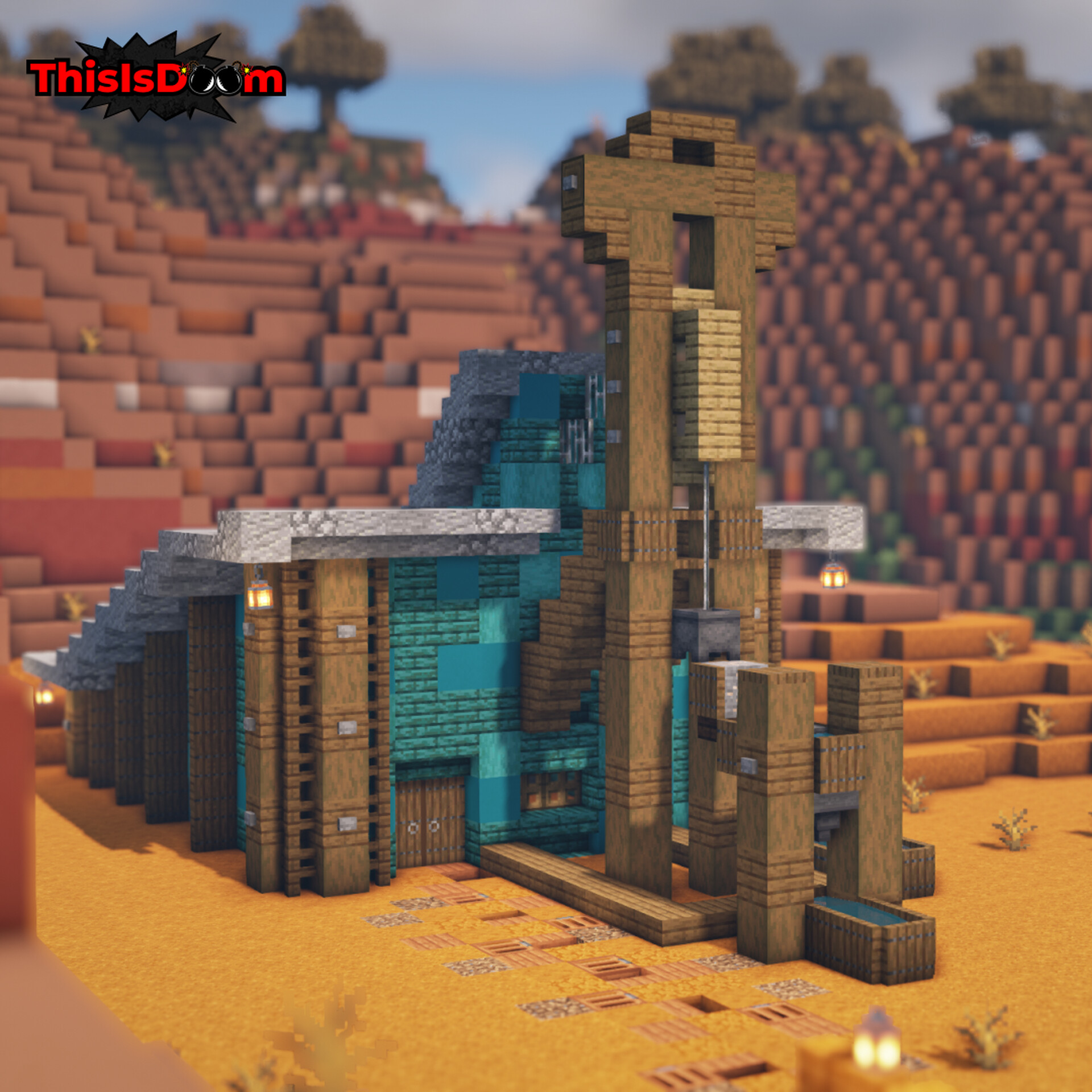 Wild West Mine (Build and Litematic) Minecraft Map