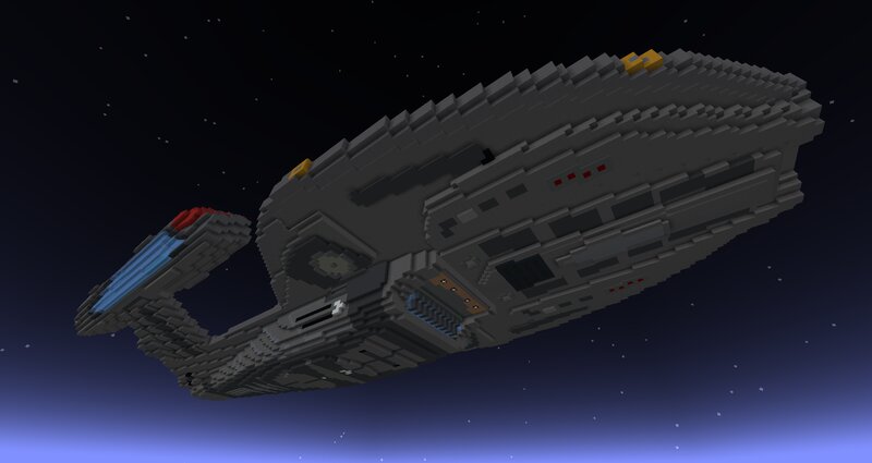 [Star Trek] Inquiry-Class Cruiser (mozzie scale?) Minecraft Map