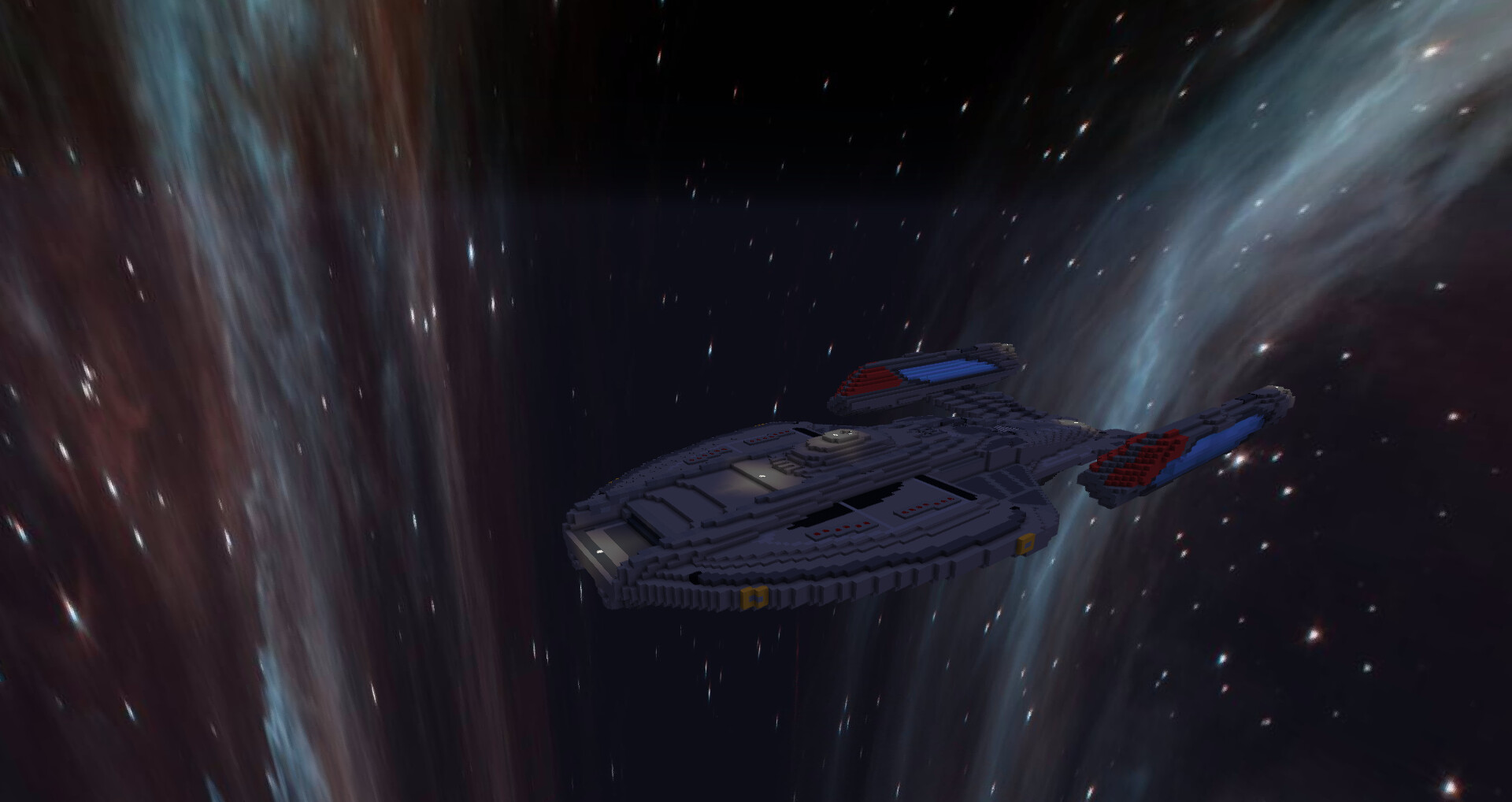 [Star Trek] Inquiry-Class Cruiser (mozzie scale?) Minecraft Map