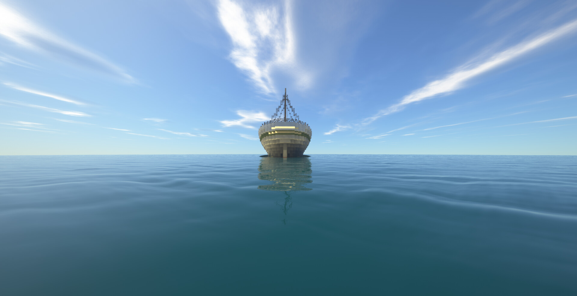 HMHS. Replace (1940) The white friend of France Minecraft Map