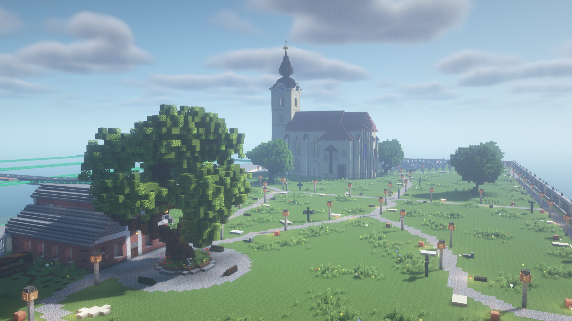 Green Hills Cemetery Minecraft Map