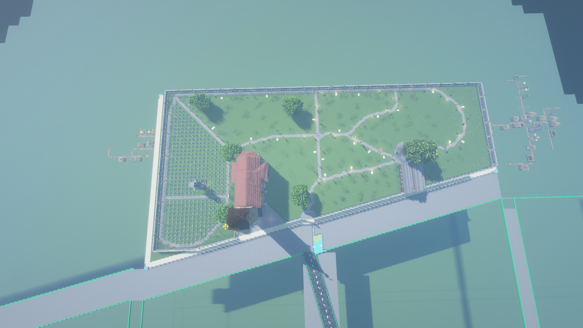 Green Hills Cemetery Minecraft Map