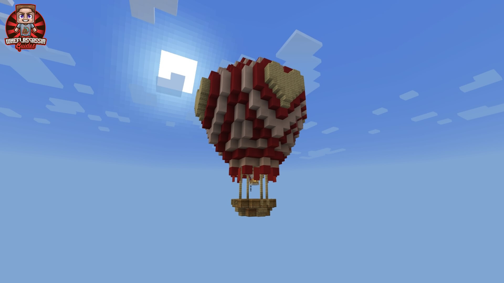 A Heart Shaped Hot Air Balloon in Minecraft!! Valentine's Day Build ...