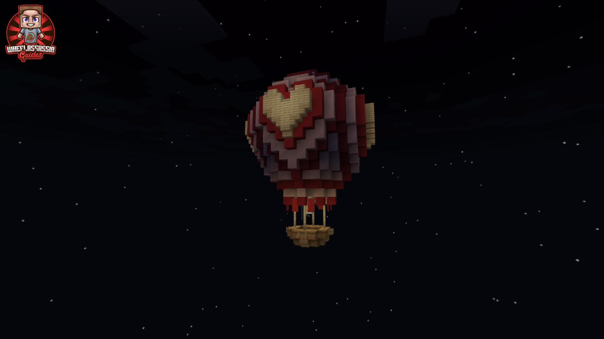 A Heart Shaped Hot Air Balloon in Minecraft!! Valentine's Day Build ...
