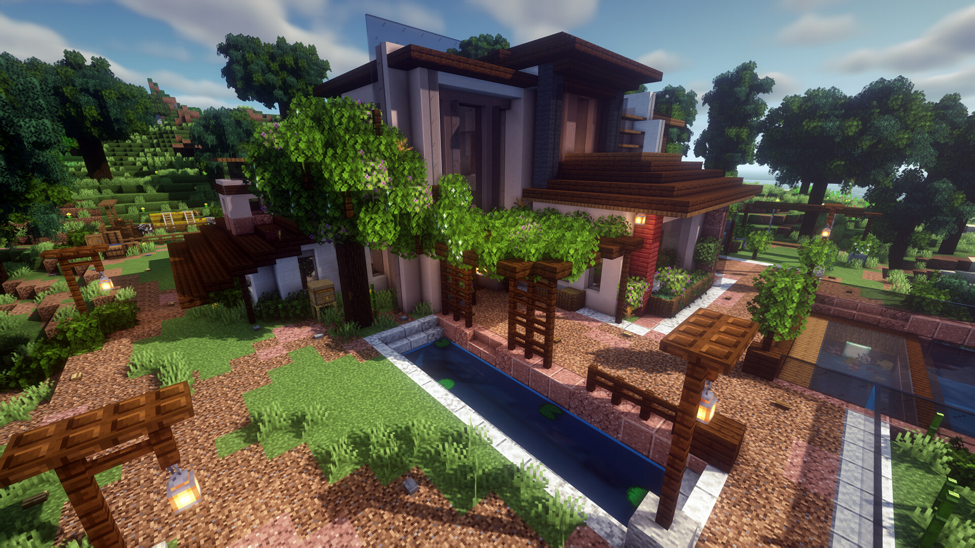 Contemporary Survival House (1.19.2 Vanilla) Minecraft Map