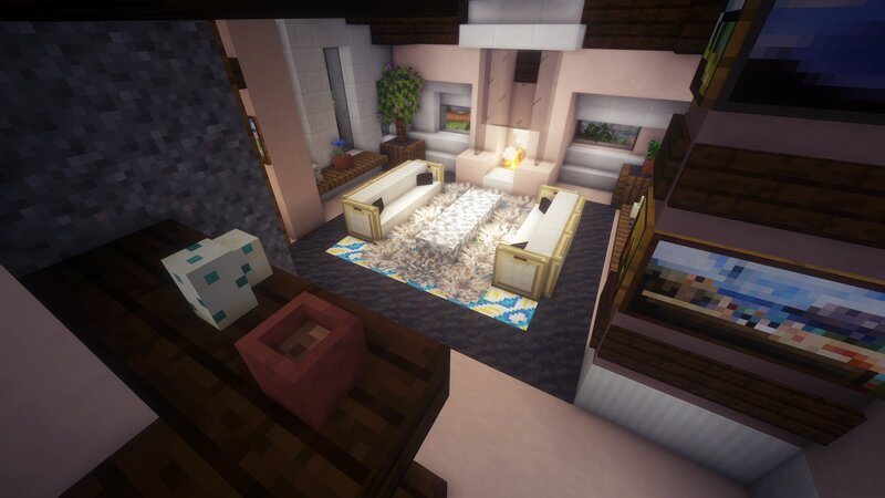 Contemporary Survival House (1.19.2 Vanilla) Minecraft Map