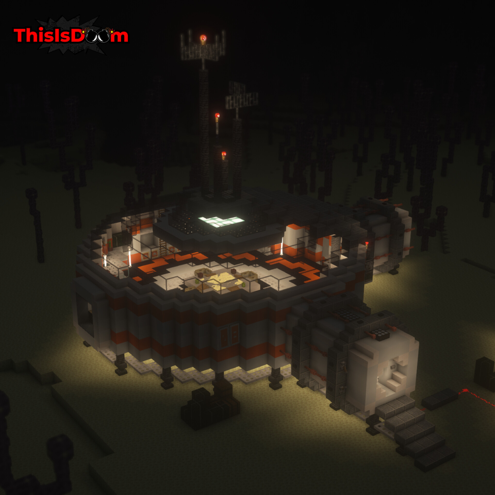 Lunar Base (Build and Litematic) Minecraft Map