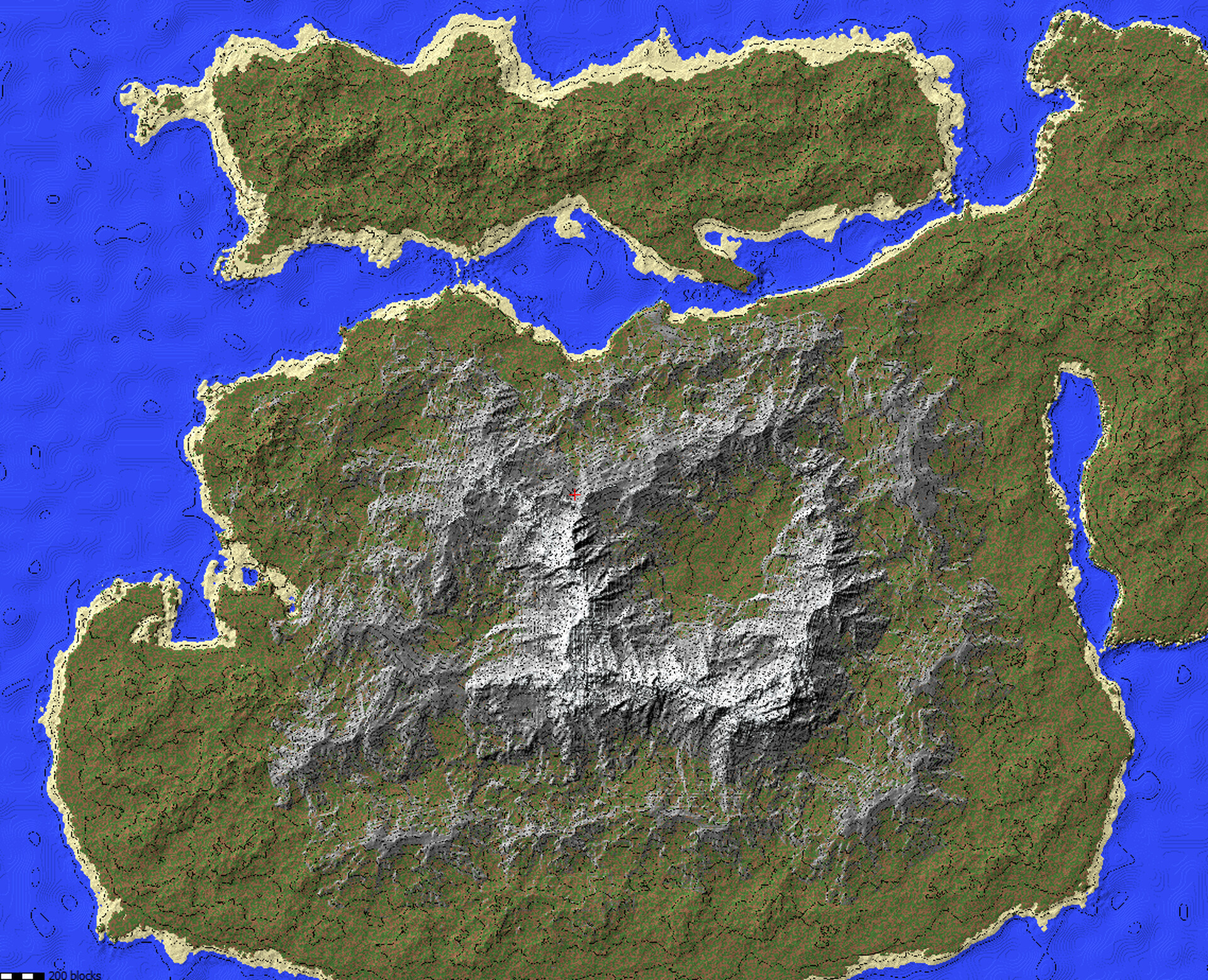 Mountain Range Minecraft Map
