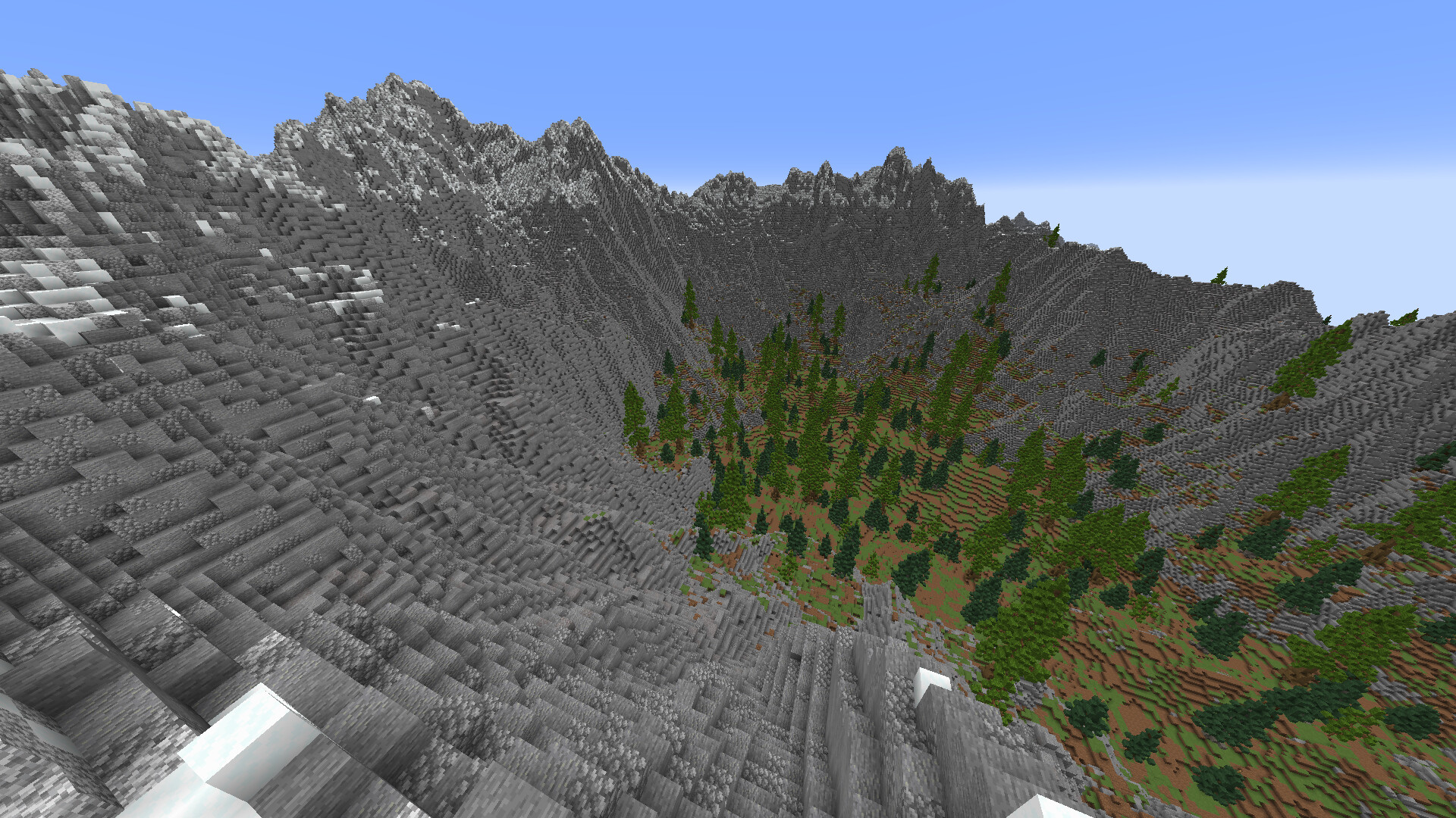 Mountain Range Minecraft Map
