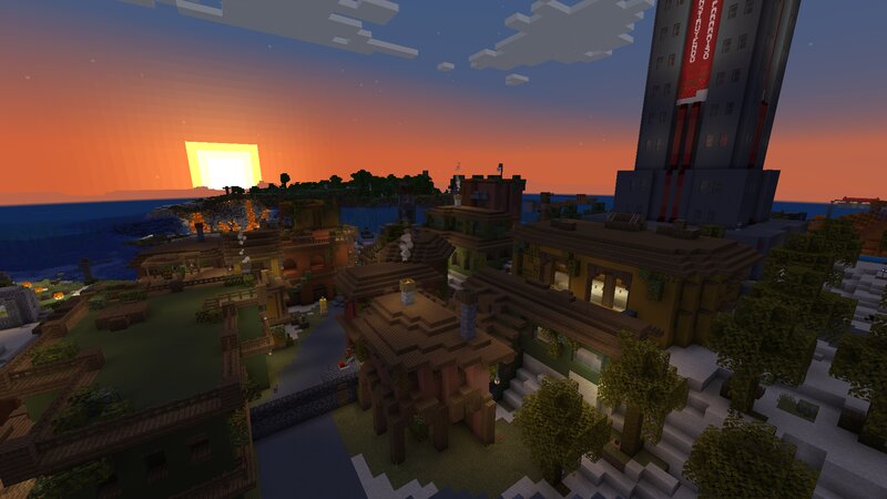 Somewhat cool minecraft city im building Minecraft Map
