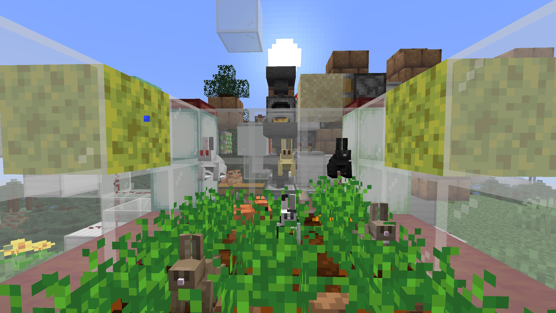 Minecraft Elegance: Powerful Rabbit-based Carrot Farm (Java, 1.19, i^2 ...