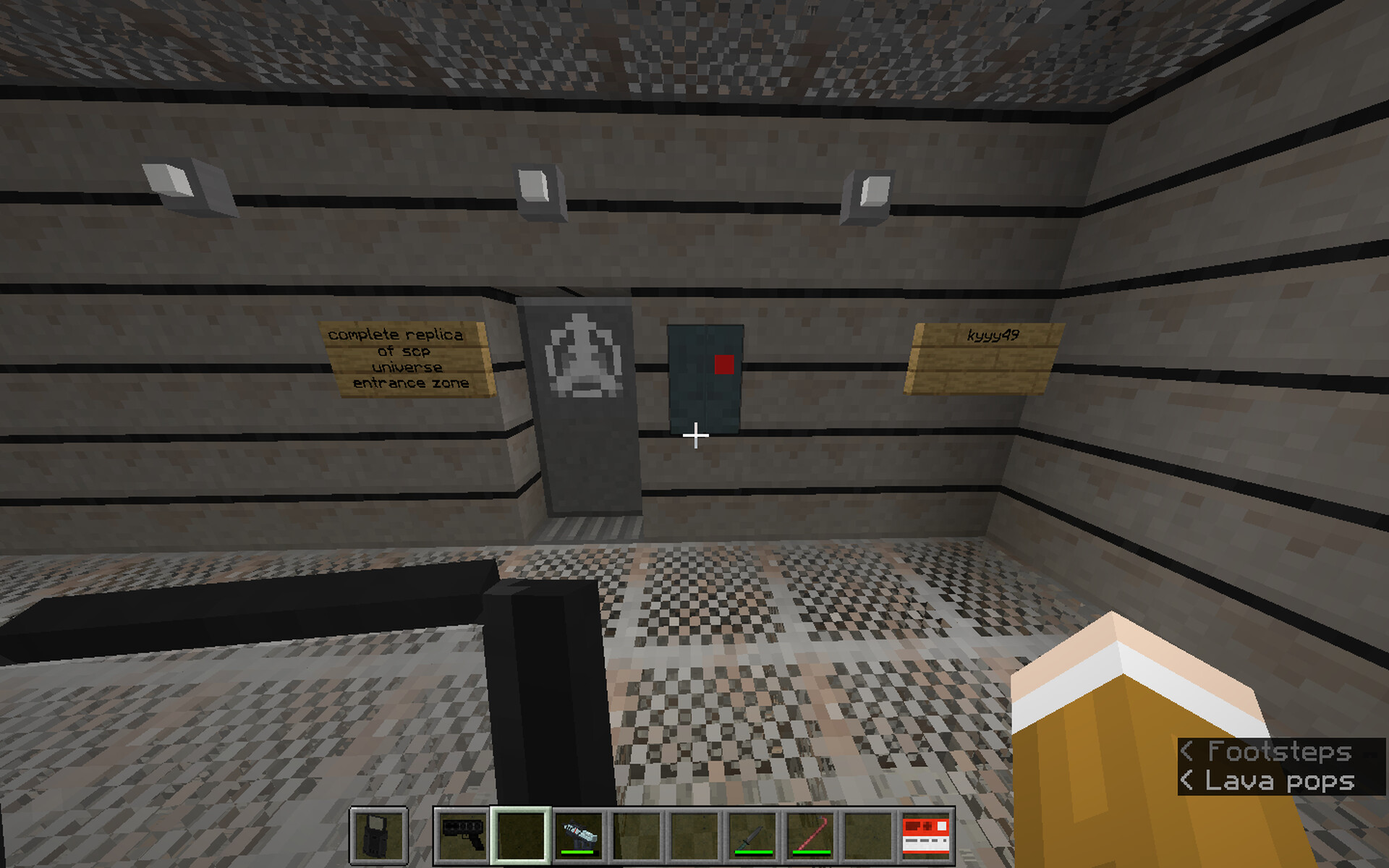 SCP AREA-Omega concept test Minecraft Map